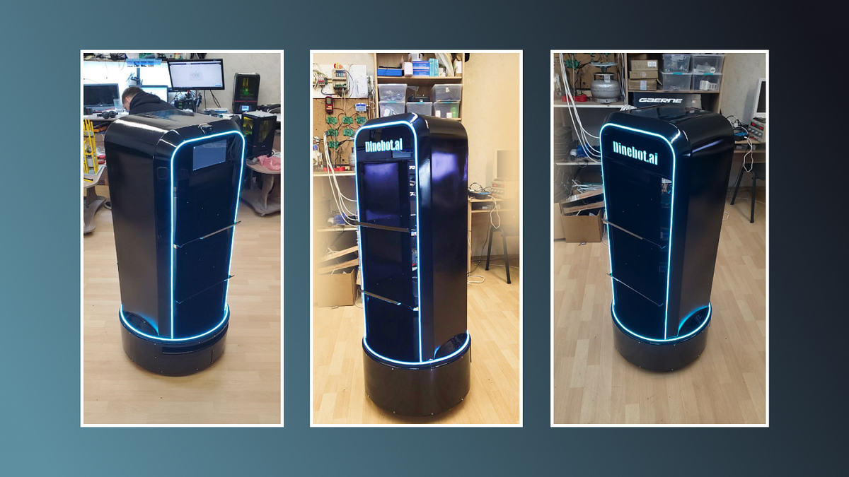 “Next Level of Service: The completed robot waiter is ready for action ...