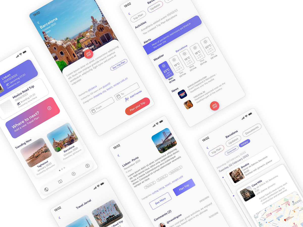 Nomada Trip Planner — UX Case Study | by Patrycja Komada | Medium