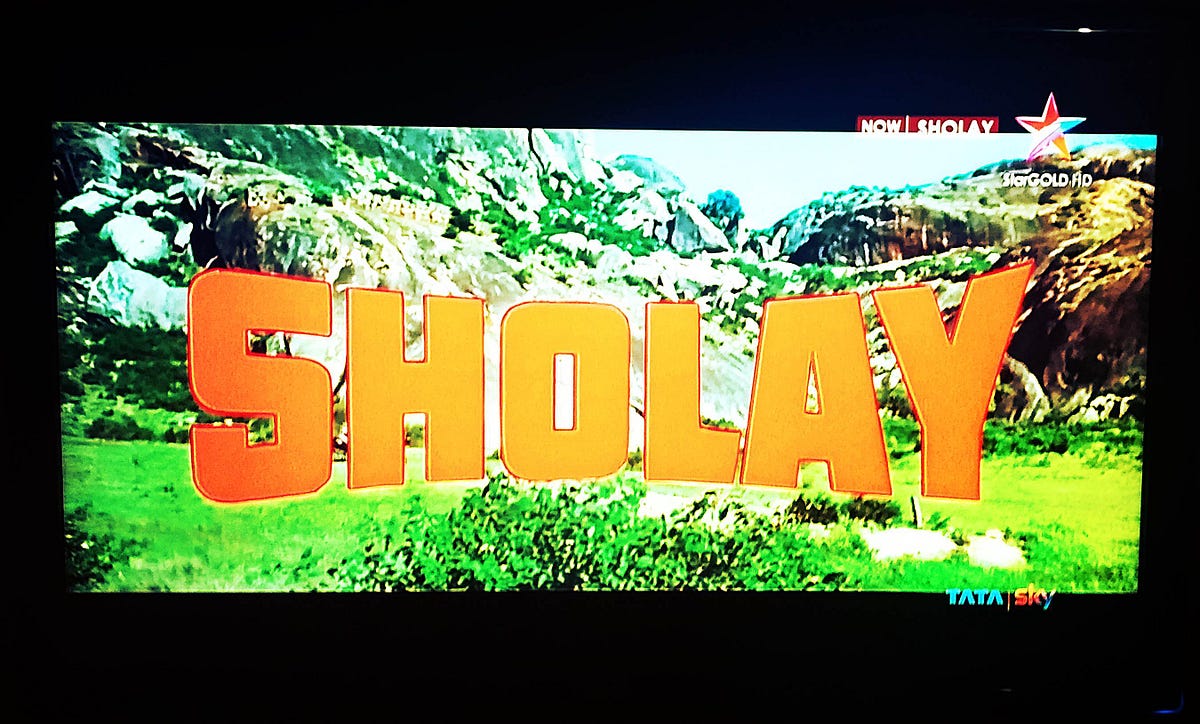 Sholay. Sholay, I know happens to be a favorite… | by Mr. O | Medium