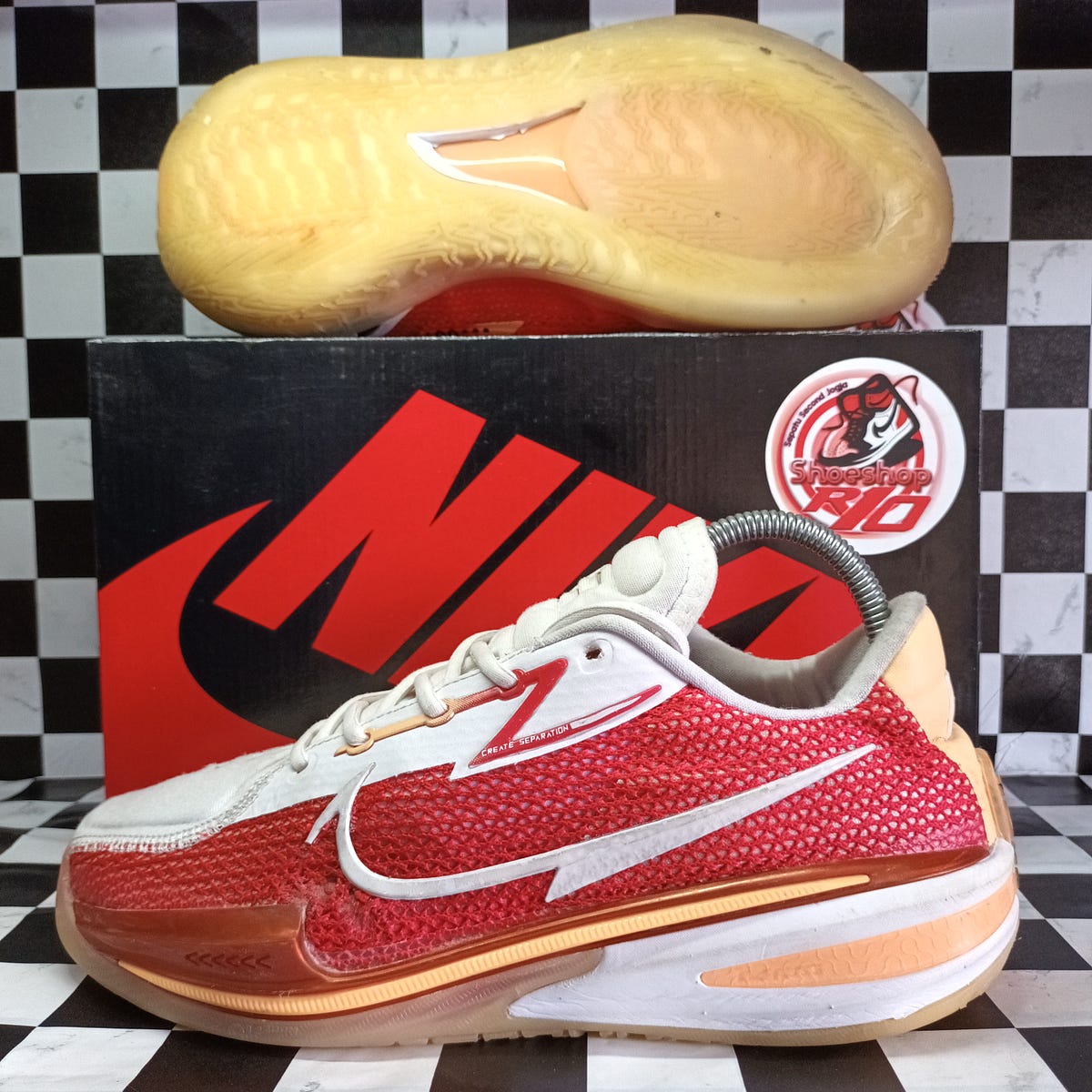 Nike Air Zoom GT Cut EP ‘University Red’ CZ0176–100 Shoeshop-r10 Sepatu ...
