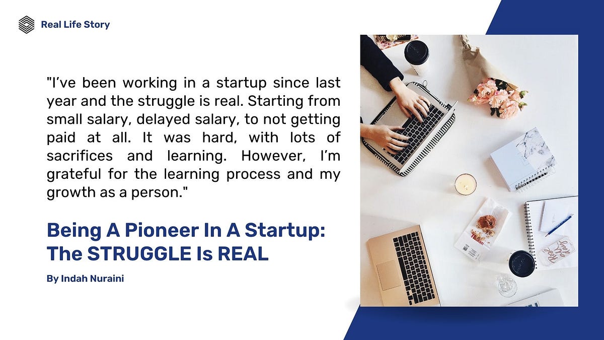 Startup Experience: Being A Pioneer, The Struggle Is REAL | Medium