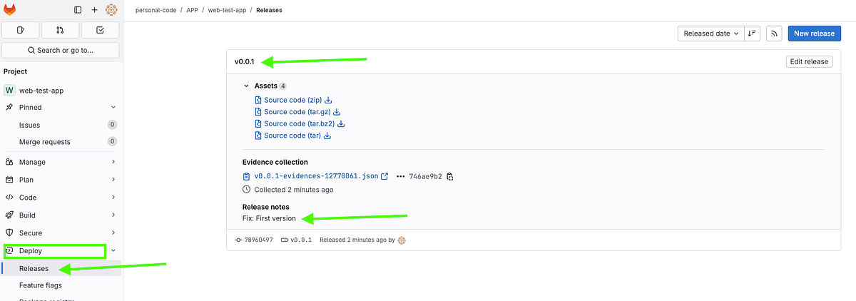 How to generate automatic releases in Gitlab based on git tags | by ...