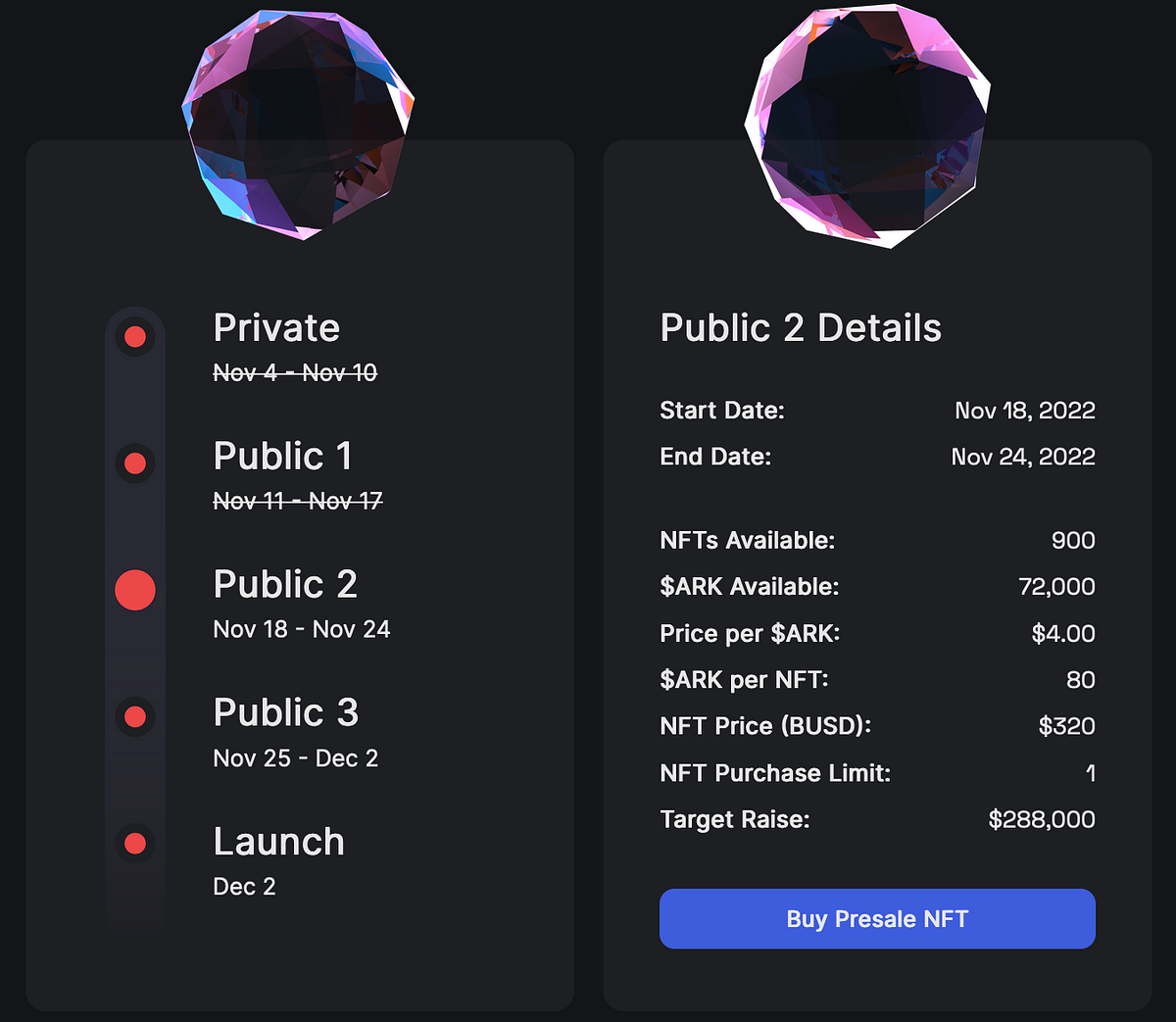 ARK: 2nd Public Presale in under 24 hours! | by Home Free | Medium