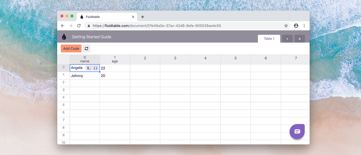 Getting Started with Fluidtable Guide | by Claudio Carnino | Fluidtable ...