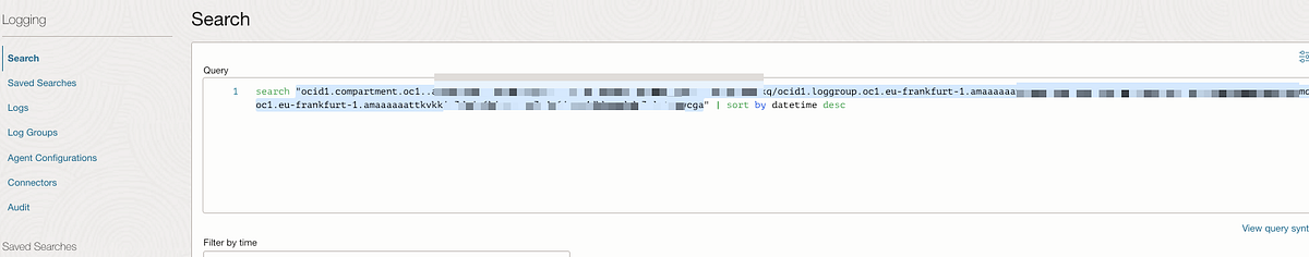 How to export OCI logs to file. One of the question I got this days was ...