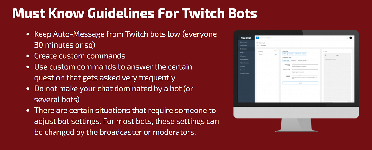 Common Twitch Bots. What Are Bots? | by LVLUP Dojo | Medium