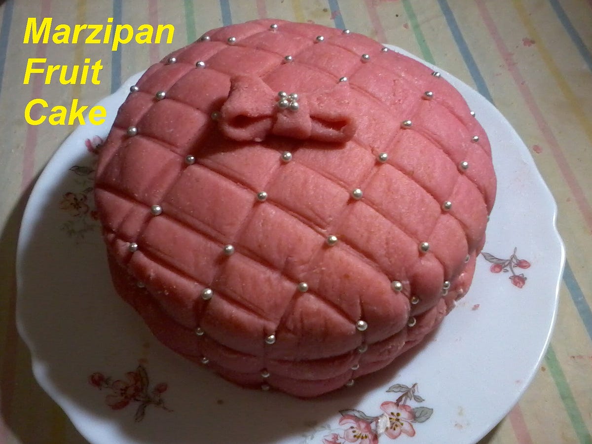 Marzipan Fresh Fruit Cake Recipe. Marzipan cakes are delicious and fun ...