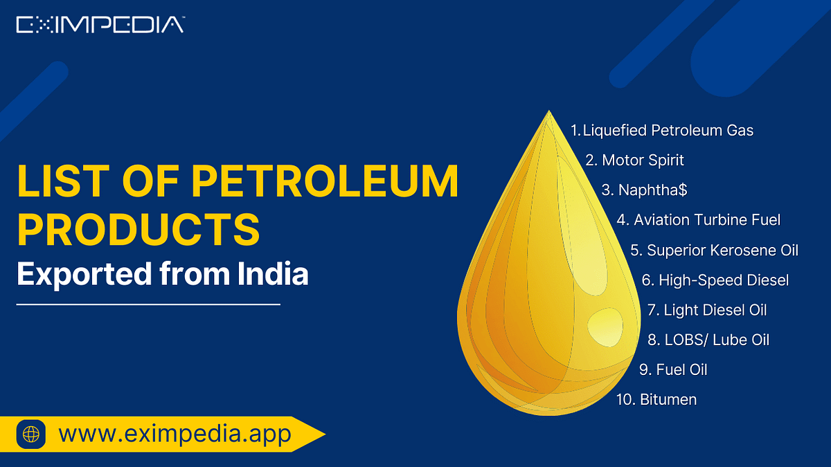 List of Petroleum Products exported from India - Eximpedia - Medium
