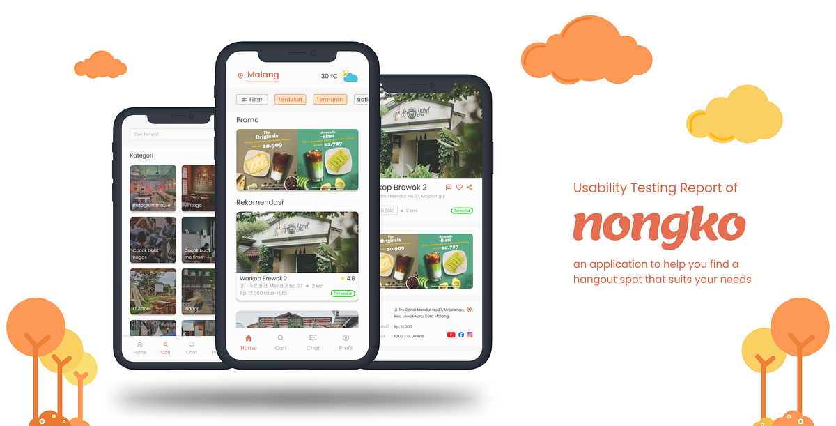 Usability Testing pada Aplikasi “Nongko” untuk menemukan tempat ...