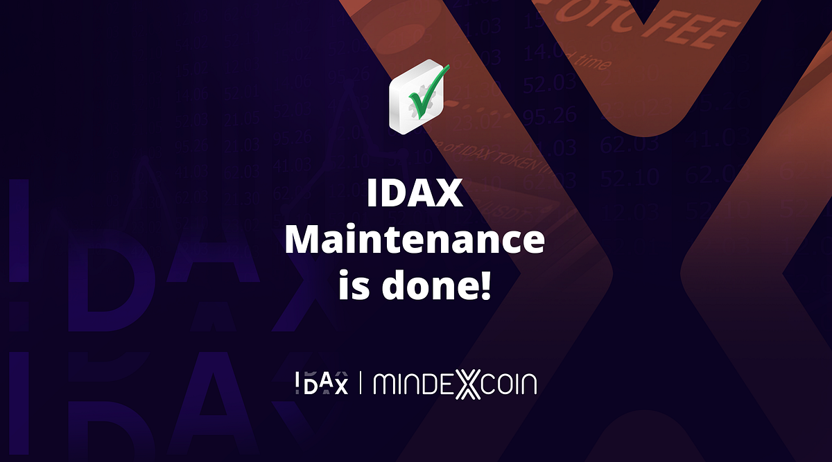 MIC TRANSACTIONS ON IDAX HAVE BEEN IMPROVED! | by Mindexcoin ...
