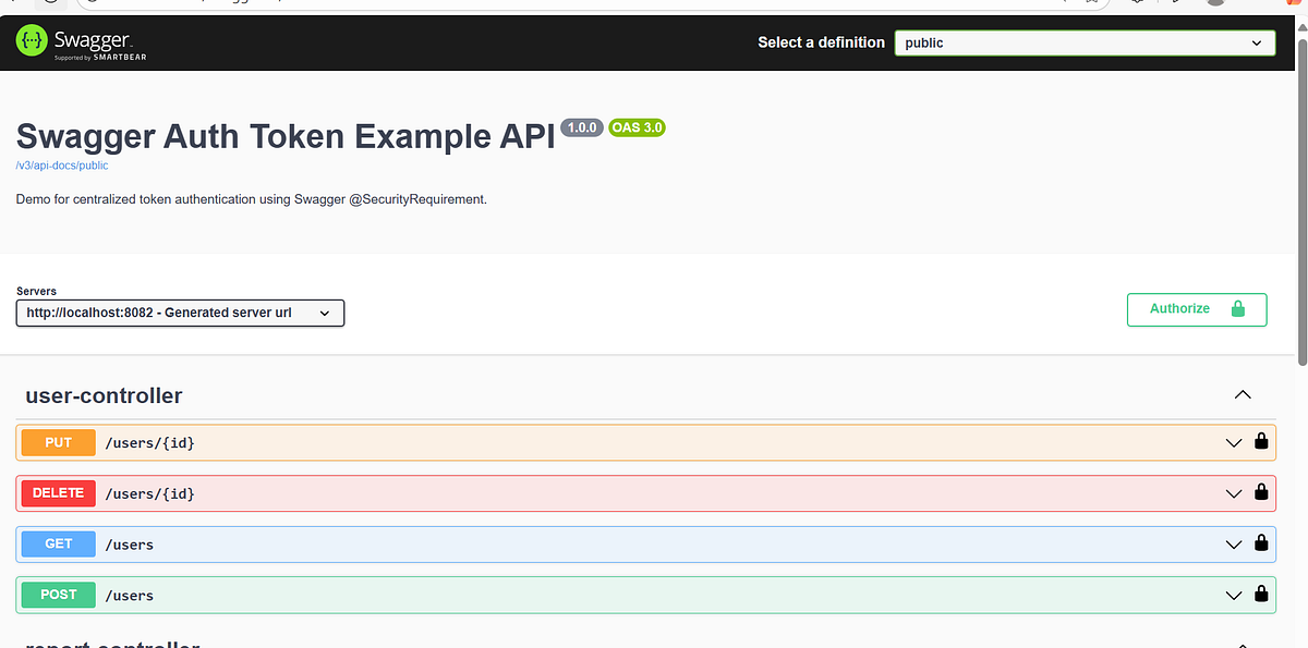 Swagger + Bearer Token Authentication: No Need to Switch to Postman | by Farai Matsika | Aug ...