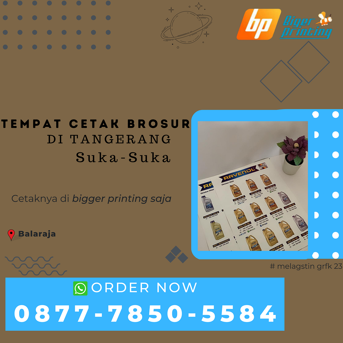 EXPRESS, Wa./Call.0877-7850-5584, Tempat Cetak Brosur di Balaraja Kab. Tangerang Cetak Brosur ...