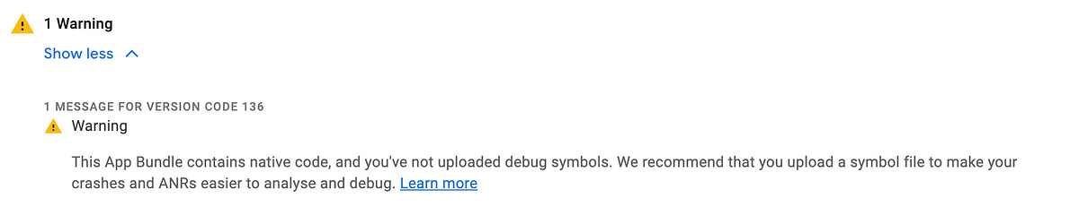 Fix Play Console Warning. When publishing an Android app on the… | by ... Fix Play Console Warning. When publishing an Android app on the… | by ...