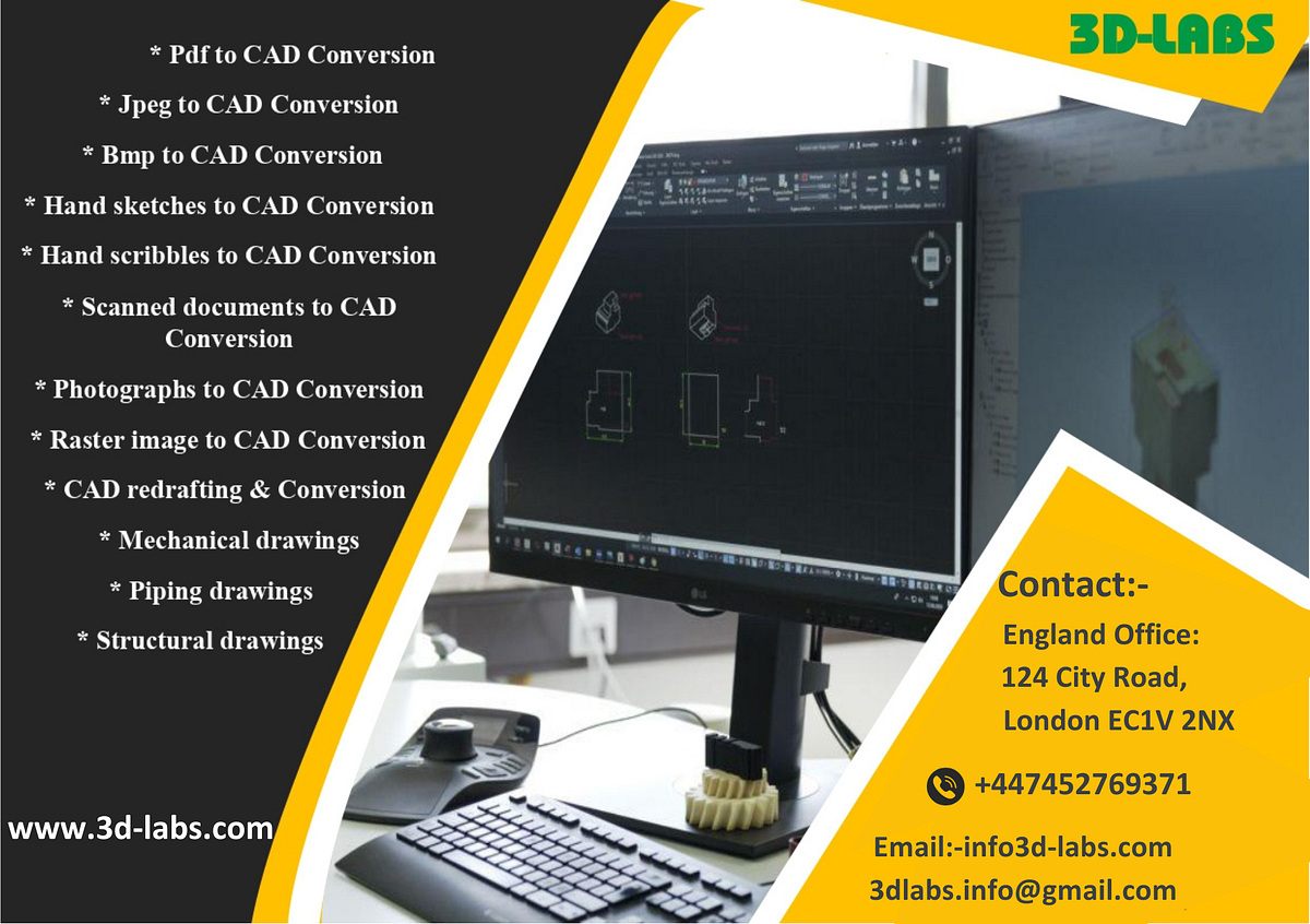 Scanned Documents To Cad Conversion In UK | by Design manager | Medium
