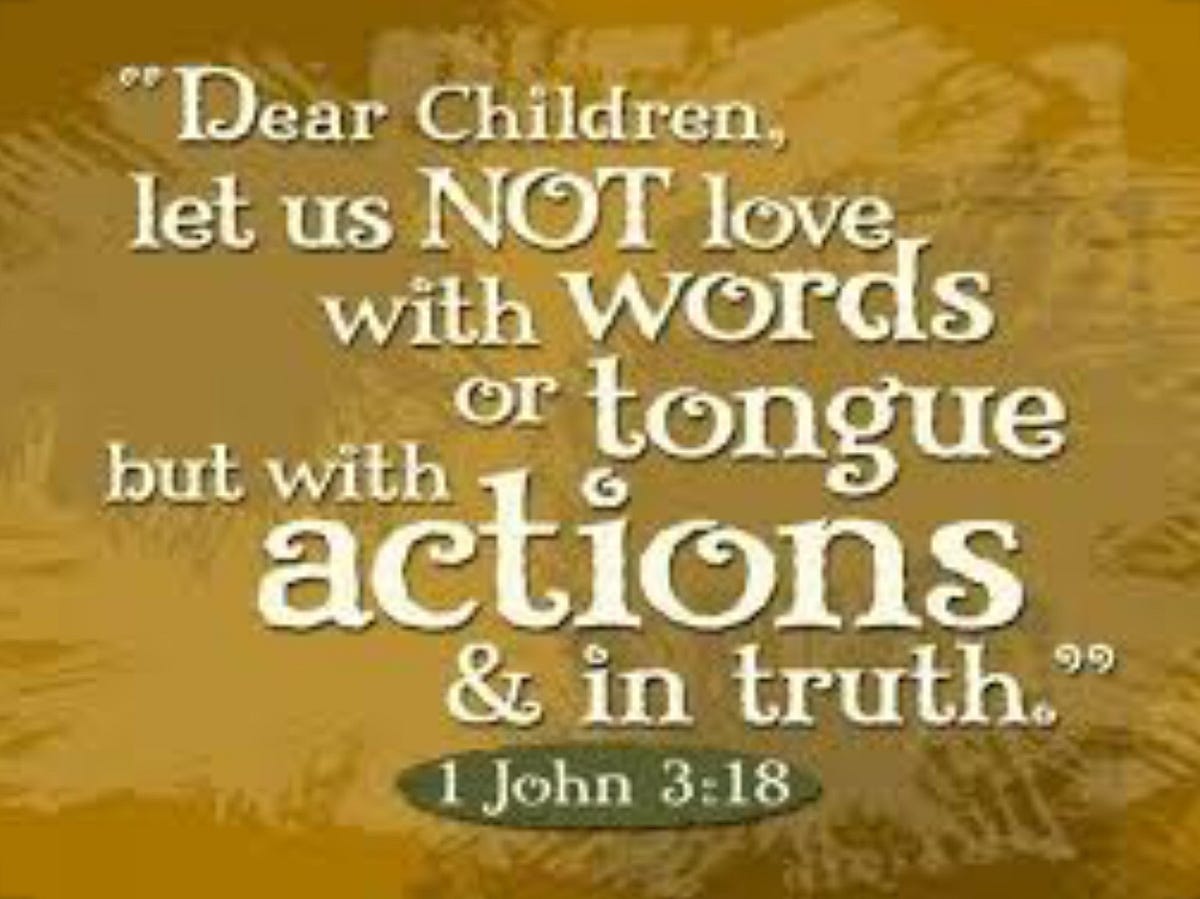 Fulfilling Love 1 John 3 18 24 NLT By Linda Carlton Medium