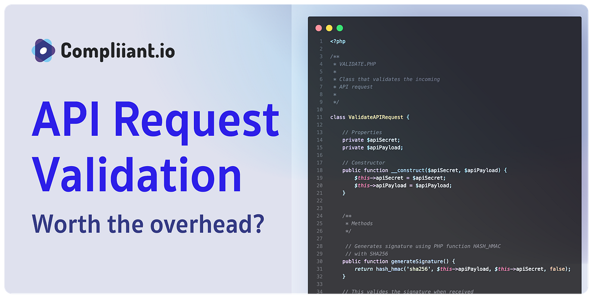 API Request Validation: Yes, No, and Why? (with Proof-of-concept code ...