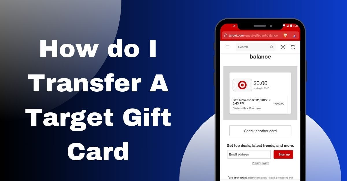 1(888) 275–1651☎ How Do I Transfer ATarget Gift Card | by Jinkazaamashi ...