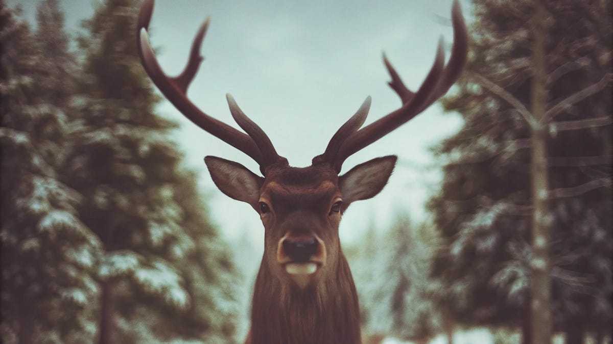 The Proud Deer: a Mansi Tale. A Mansi hunter spares a noble deer and ...