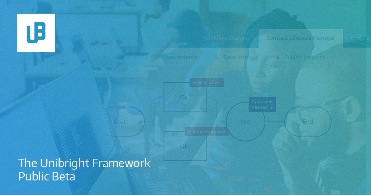 The beta version of the Unibright Framework is now opened to the public ...
