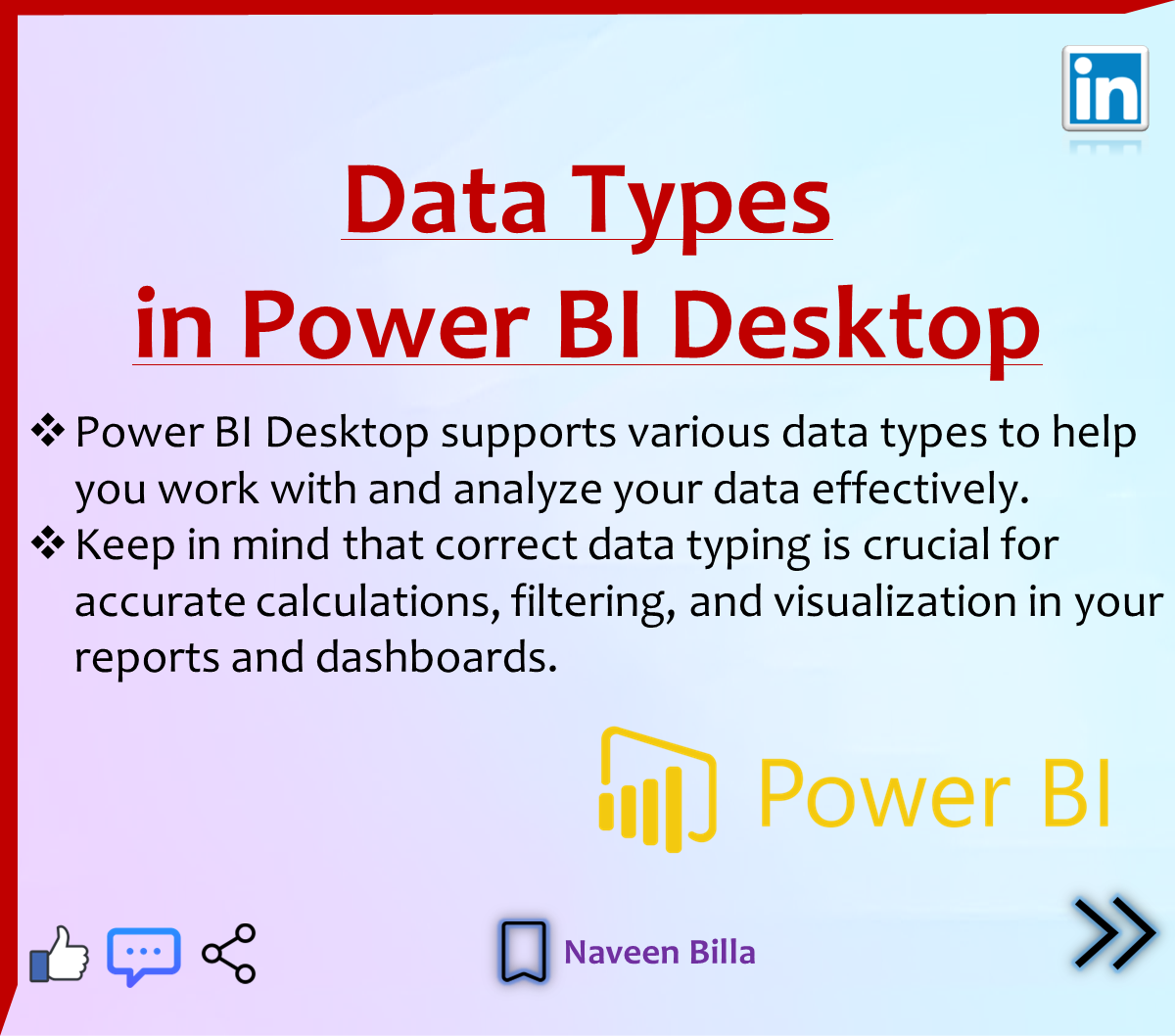𝐔𝐧𝐥𝐞𝐚𝐬𝐡 𝐏𝐨𝐰𝐞𝐫 𝐁𝐈 𝐃𝐞𝐬𝐤𝐭𝐨𝐩’𝐬 𝐃𝐚𝐭𝐚 𝐓𝐲𝐩𝐞𝐬! 📊 | by Naveen Billa | Mar, 2024 ...