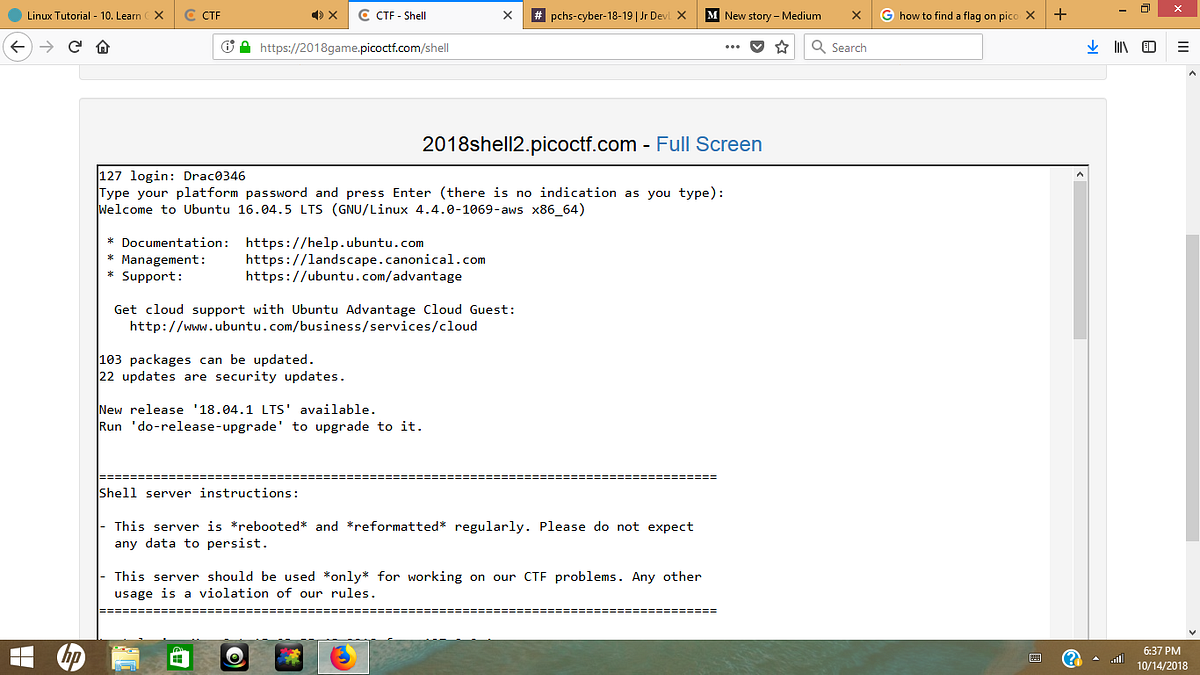 How To- Grep 2 in Hideout picoCTF | by Seth Balgas | Medium