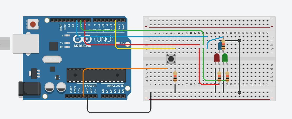 Lab #2: Digital I/O with Arduino. Divya Srinivasan | by Divya Srinivasan | Sep, 2024 | Medium