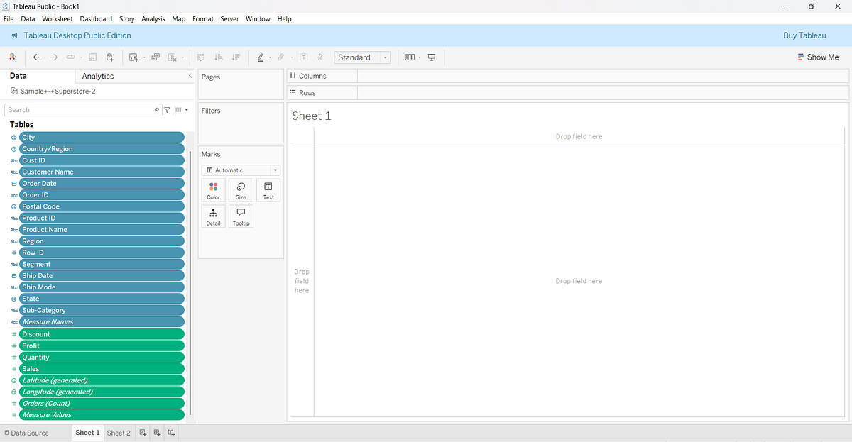 Getting Started with Tableau: A Beginner’s Guide to Charts, Aggregation & Insights | by Soumya M ...