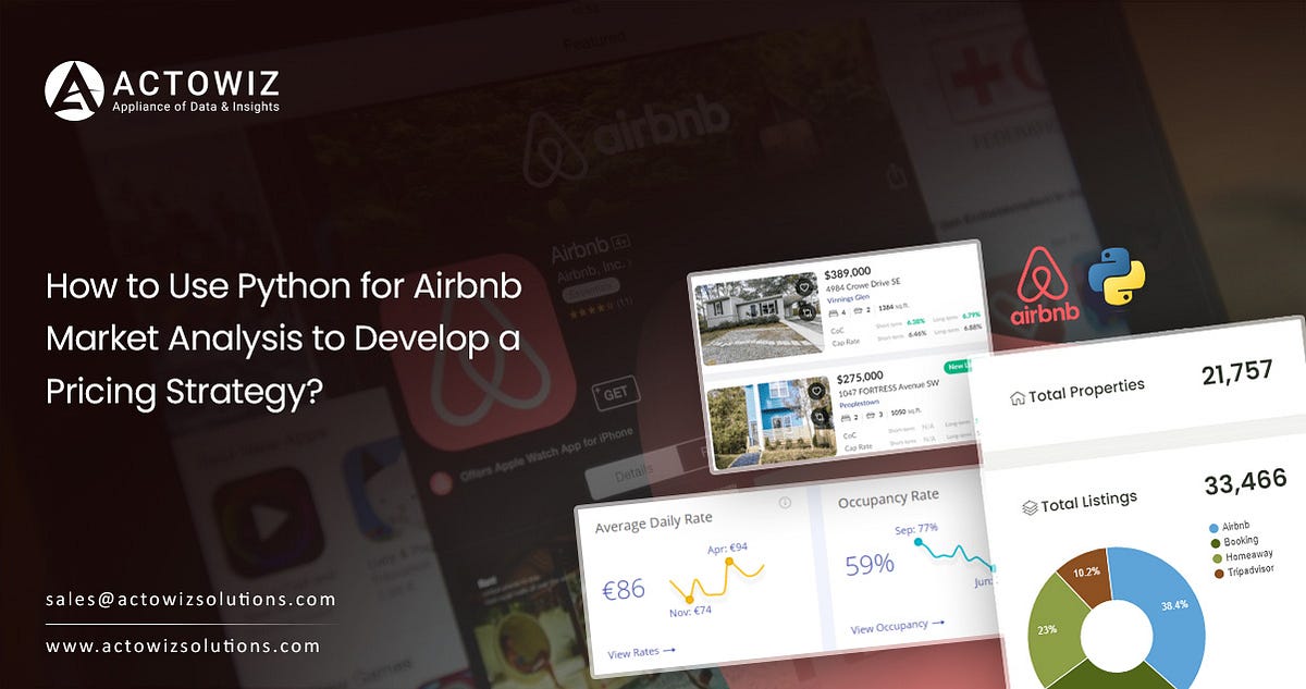 How to Use Python for Airbnb Market Analysis to Develop a Pricing Strategy? | by actosoluions ...