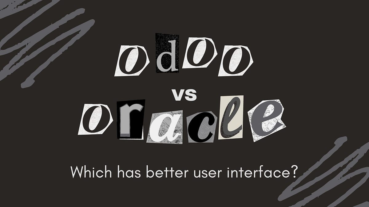 Odoo VS Oracle EBS | Which has better user interface? | by Alaida ...