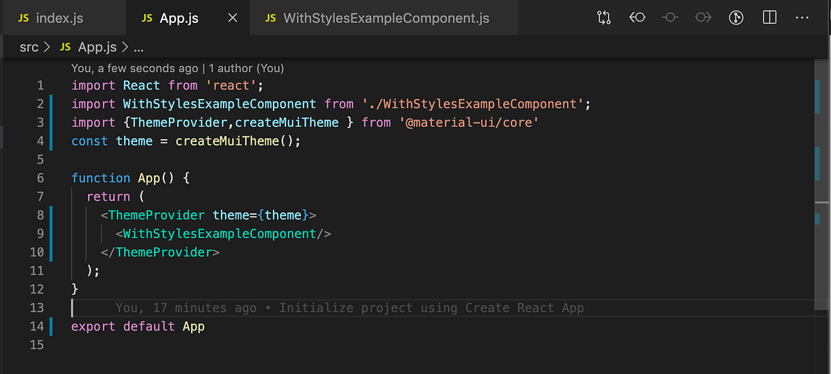 Material UI withStyles() for Class-based Components in React | by the_realm_of_coding | Medium
