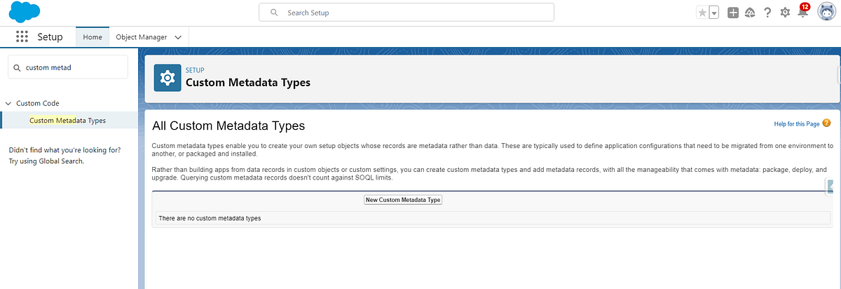 How To Insert A Record In Custom Metadata In Salesforce By Munzir Nabeel Medium