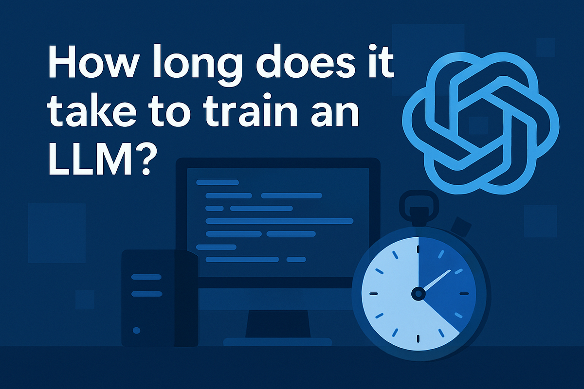 How long does it take to train an LLM? Lessons from the field | by The ...