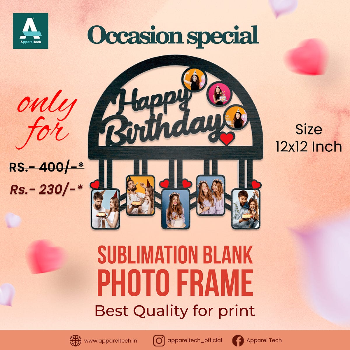 Introducing our Occasion Special Sublimation new Photo Frame collection ...