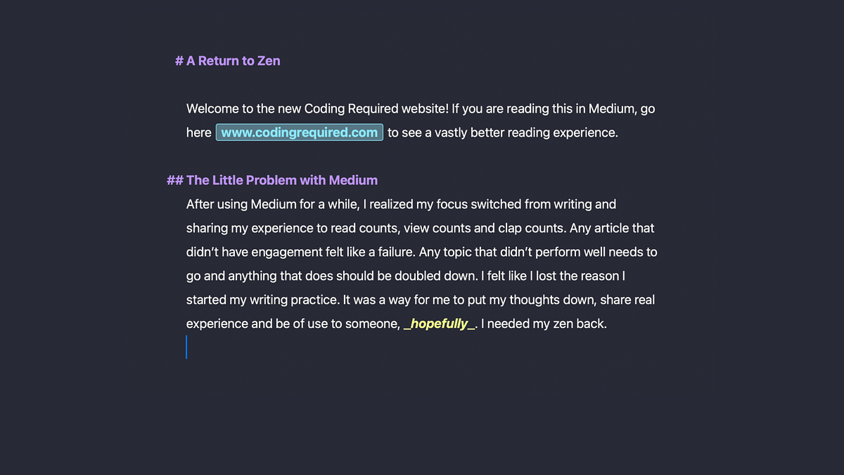 A Return to Zen. Welcome to the new Coding Required… | by Anbin Muniandy | Coding Required | Sep ...