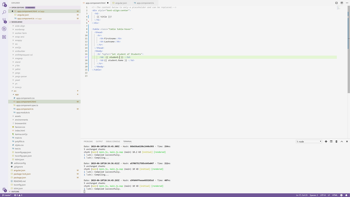 Angular component and Intellisense | by Rakesh Gupta | Medium