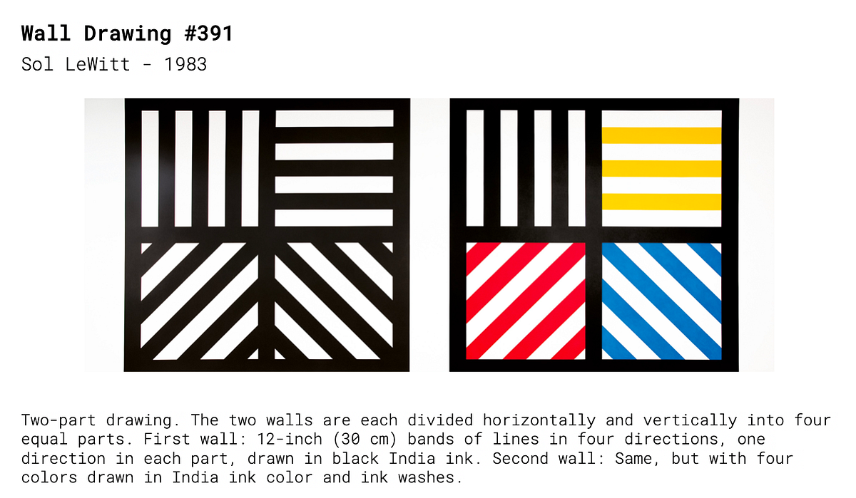 Drawing (and deploying) Sol Lewitt | by Thea Harvey-Brown | Medium