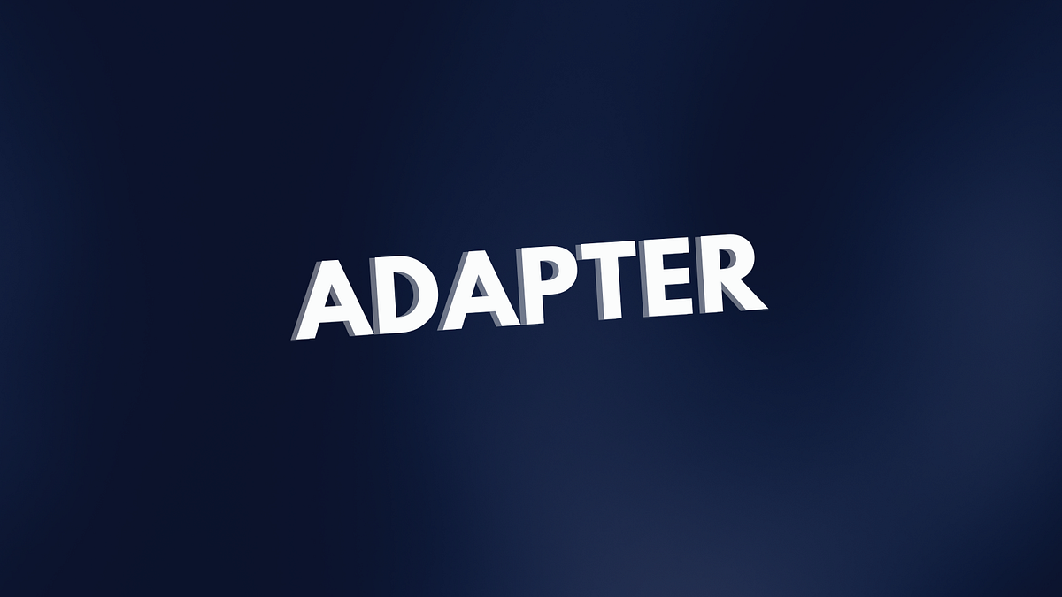 javaAdapter Design Pattern In Java Simplified | by Code Cheseddam | Medium