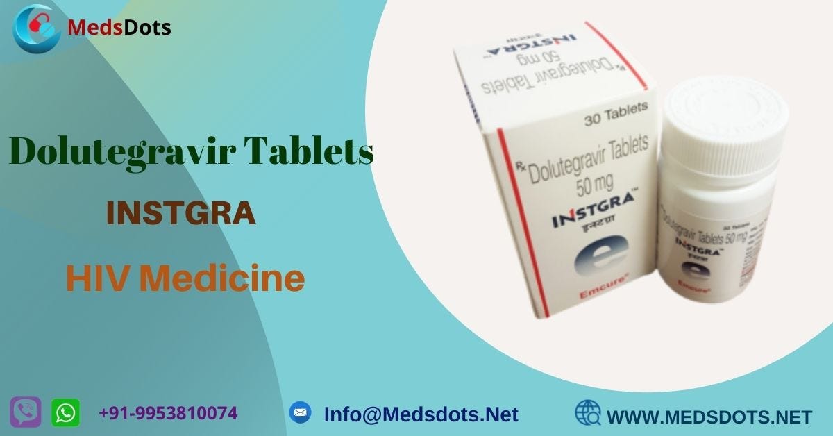 Instgra 50mg Tablets | Generic Dolutegravir 50mg Tablets Price ...