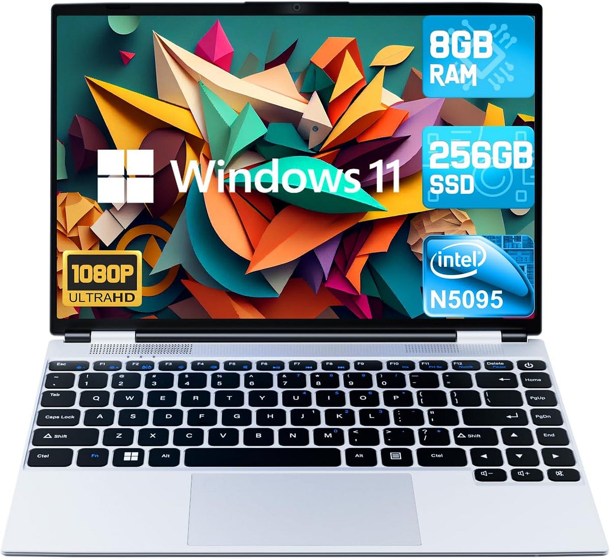 2025 Latest 14'’ Laptop Windows 11, 8GB RAM 256GB SSD, Intel N5095 ...