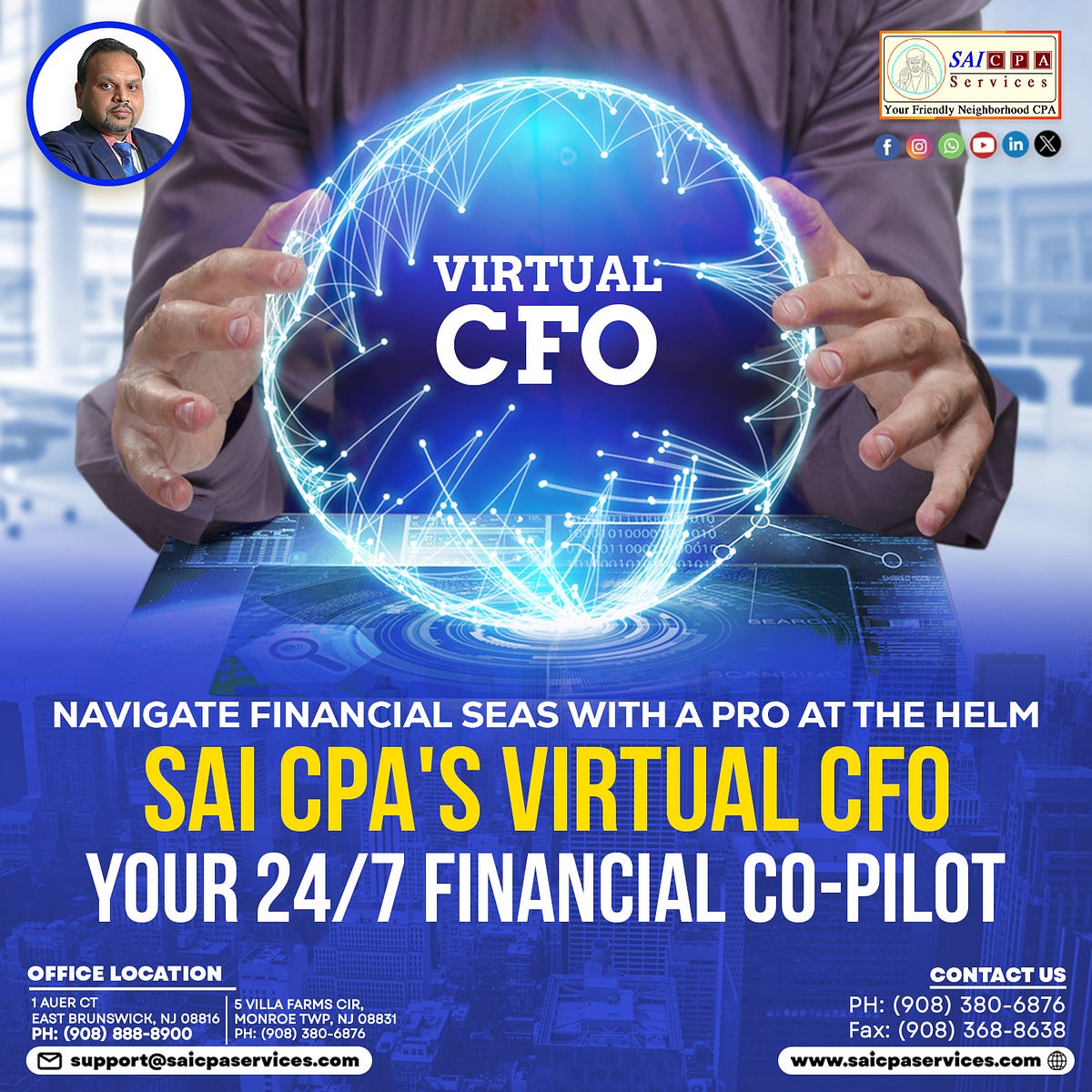 Your Financial Compass: SAI CPA’s Virtual CFO | by Saicpaservices | Oct ...