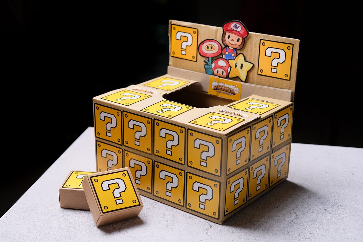 Mario birthday gift box - Tinker Bonny Leisure life - Medium