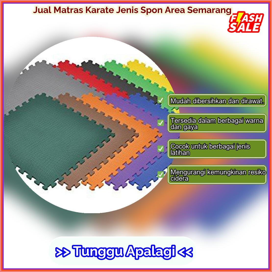 Jual Matras Karate Jenis Spon Area Semarang - Alat Lompat Tinggi - Medium