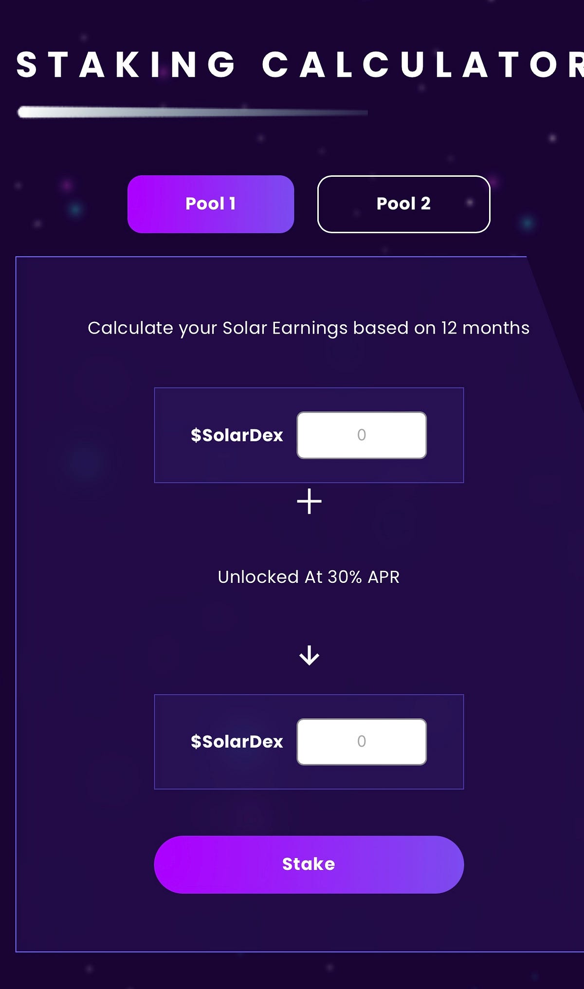 How to Stake Solar | Solana based token | by Solar Dex | Medium