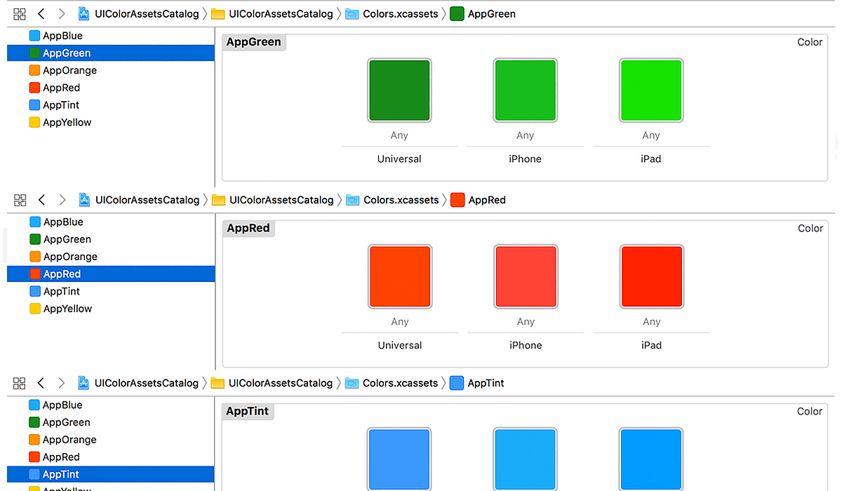 [Xcode Pro Tips] How to use Asset Catalogs to support Named Colors? | by Vineet Choudhary ...