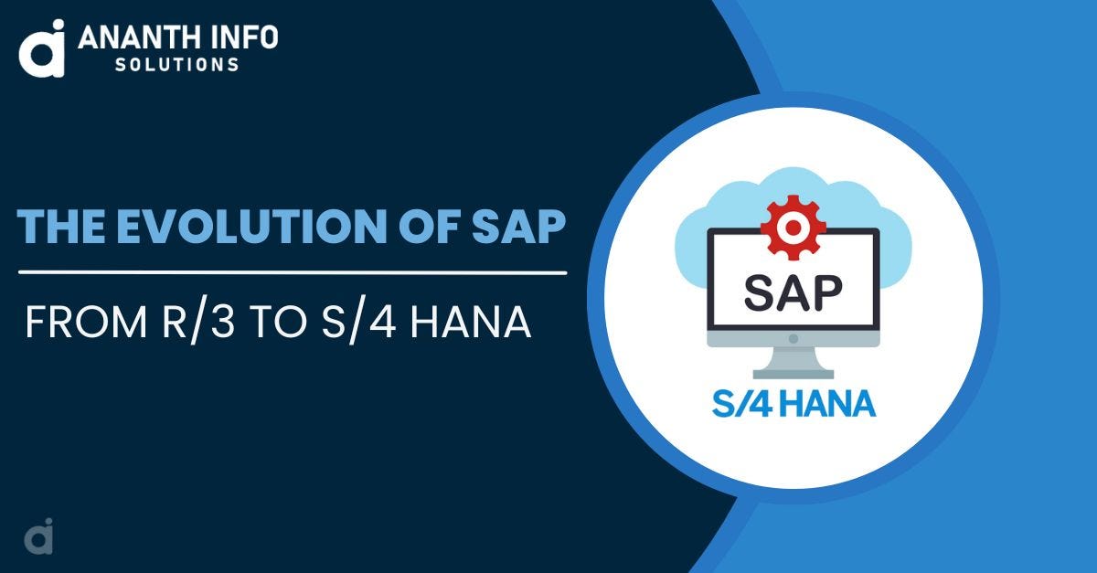The Evolution of SAP: From R/3 to S/4 HANA | by Ananthinfo | Medium
