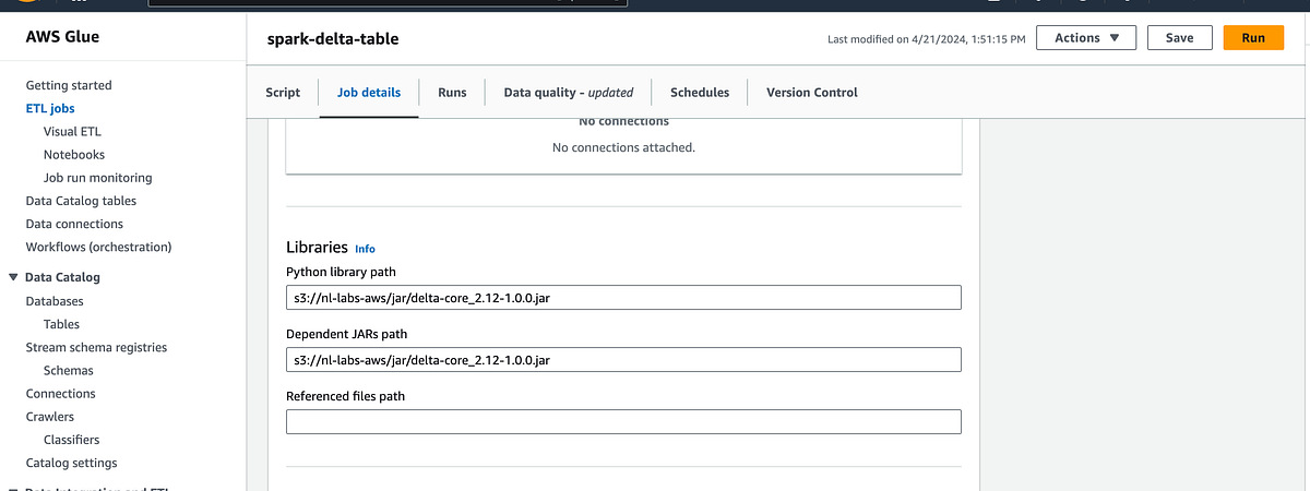 Build Delta Lake Using Glue Pyspark S3 And Athena By Sid Aws In Plain English