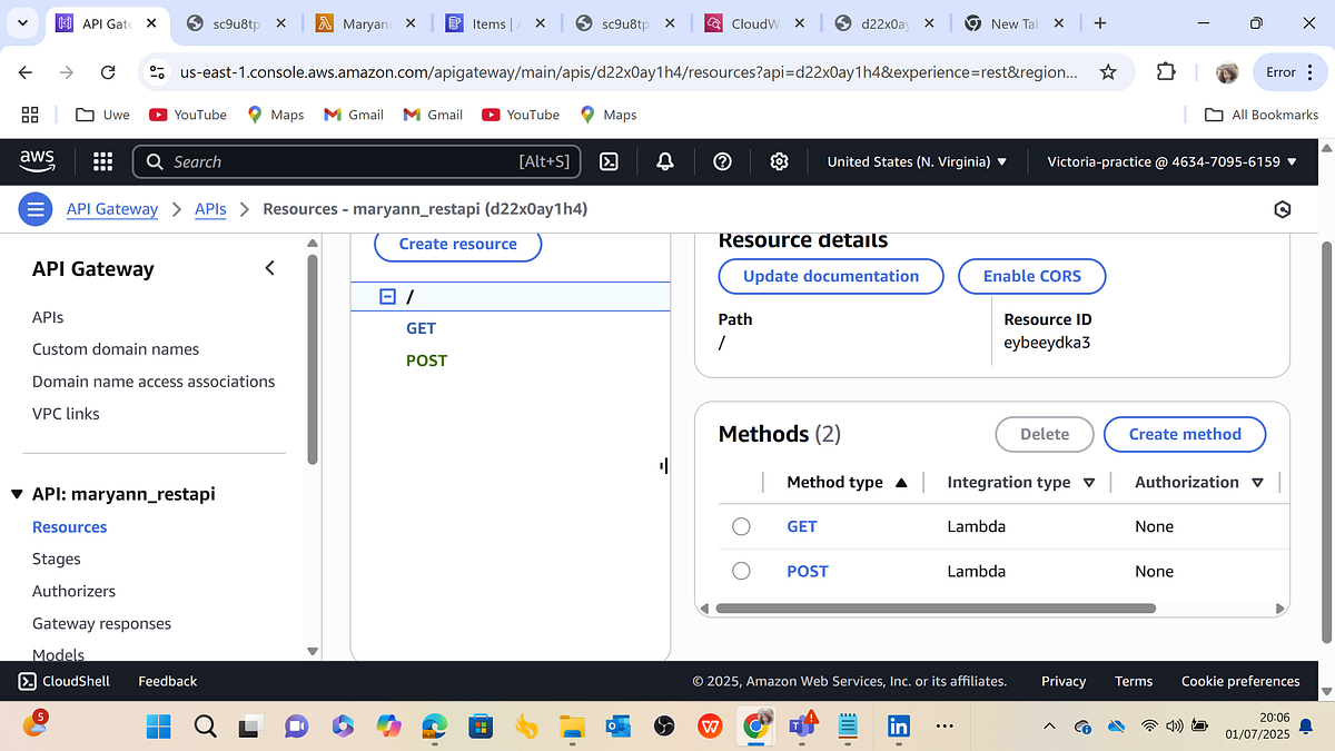 Building a Serverless Contact Form with AWS Lambda, API Gateway, and DynamoDB: A Beginner’s ...