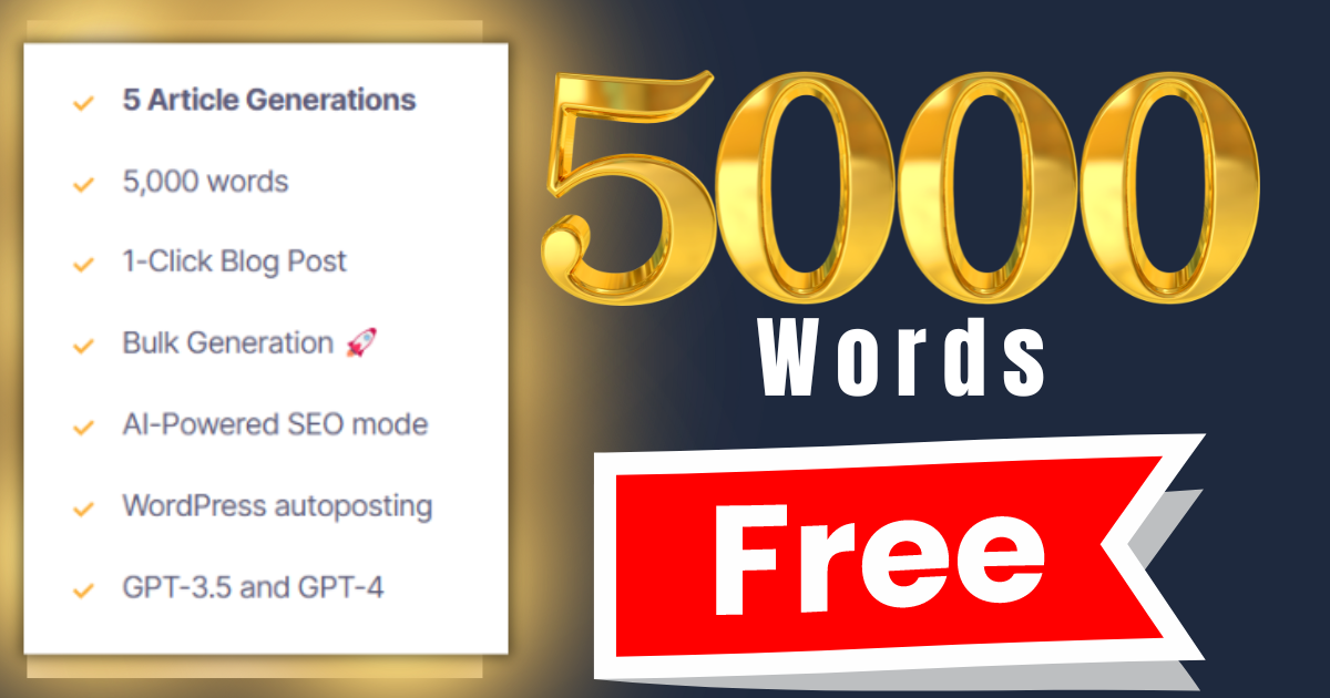 Get 5000 Words for Free On SEOWriting.ai (Try It NOW) | by Sayed Siam ...