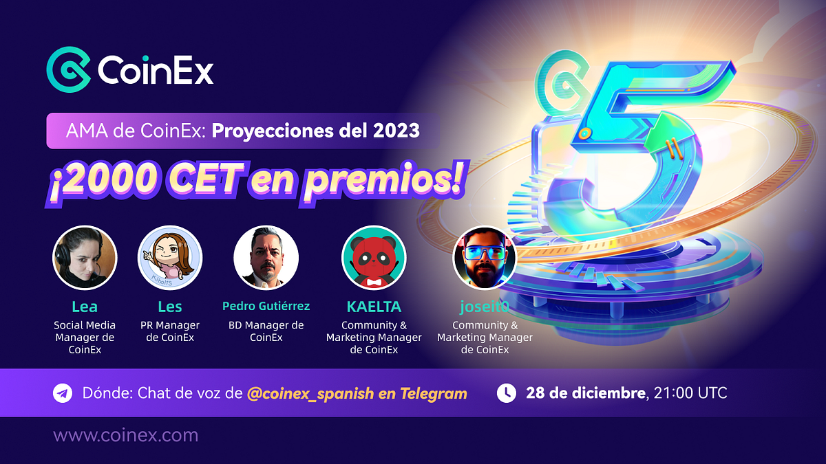 AMA de CoinEx: Proyecciones del 2023 | by CoinEx en Español | Medium