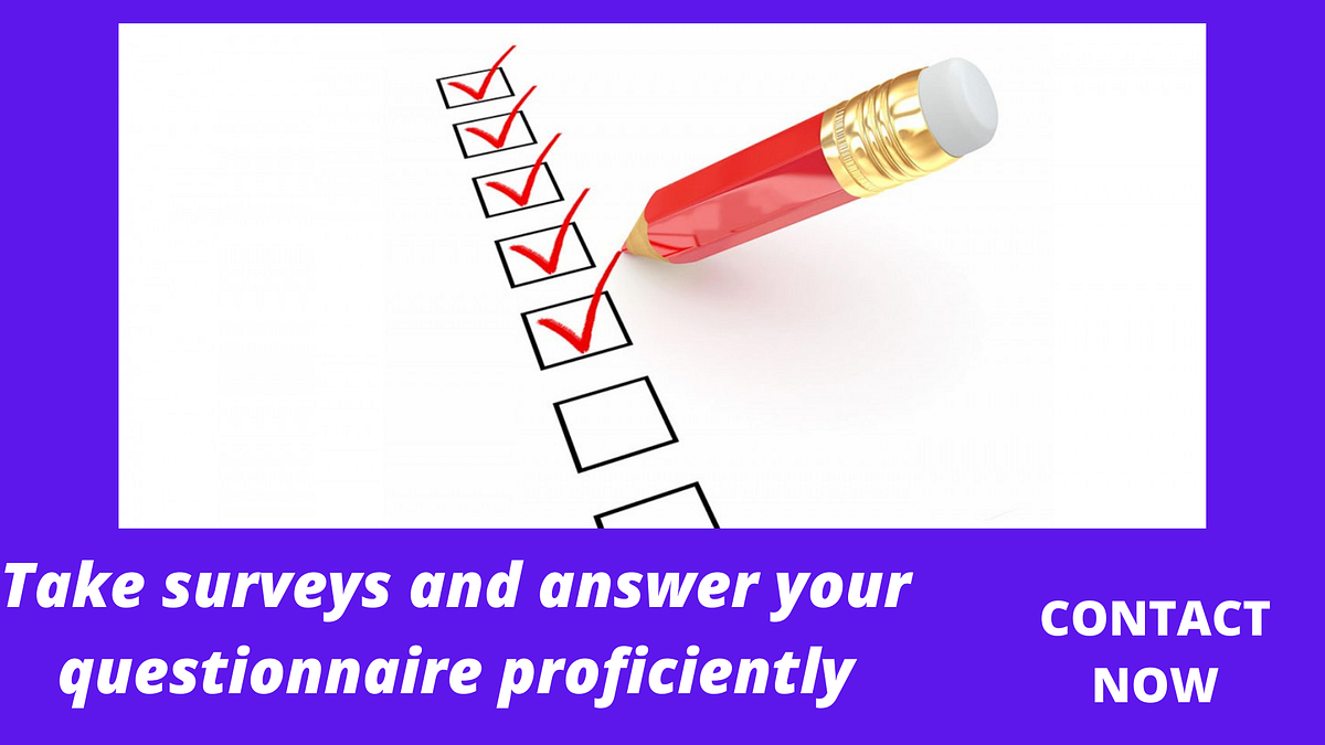 GET EXPERT RESPONDANT TO FILL AND ANSWER YOUR SURVEY AND QUESTIONNAIRE ...
